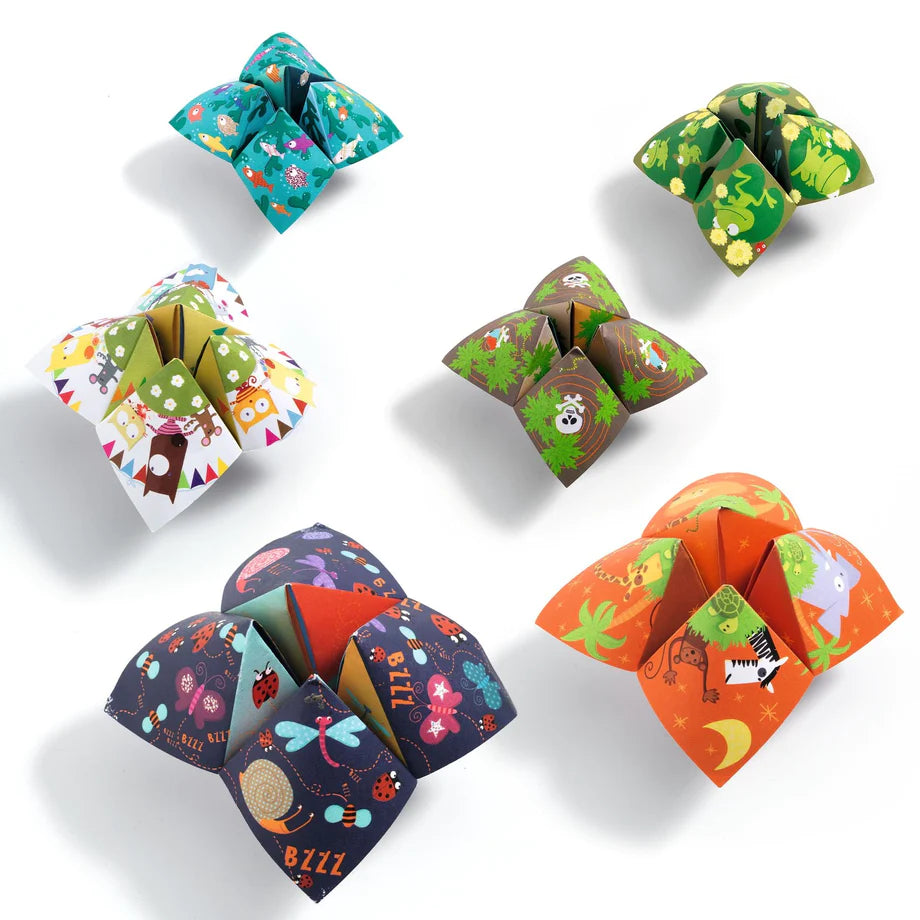 Djeco Origami Fortune Tellers Animals – Growing Tree Toys