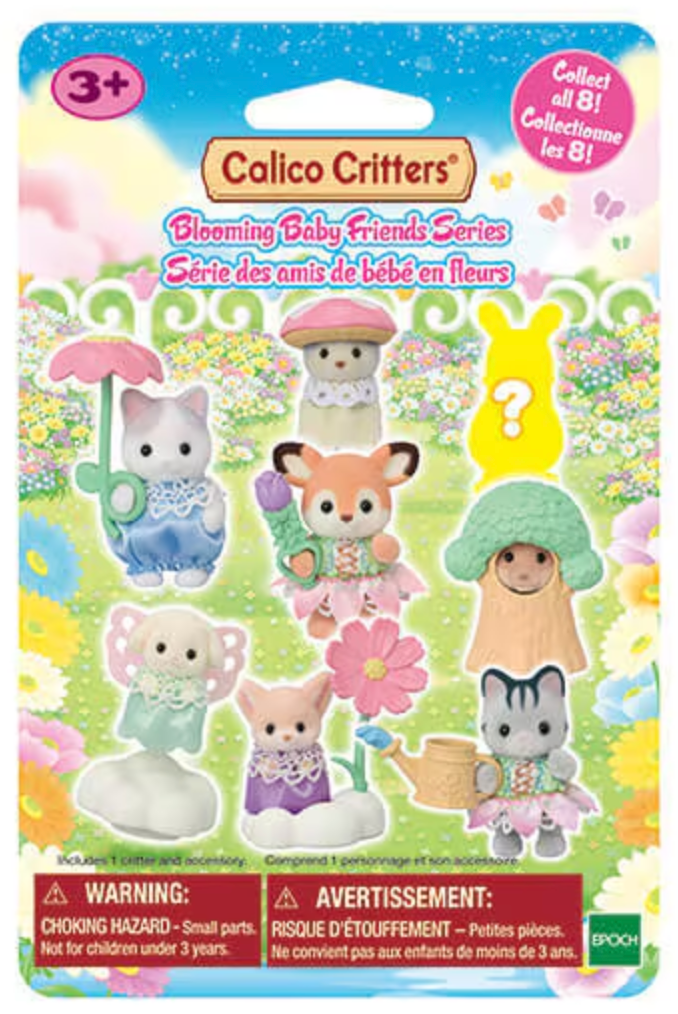 Calico Critters Blooming Baby Series Blind Bags (includes 1 bag ...