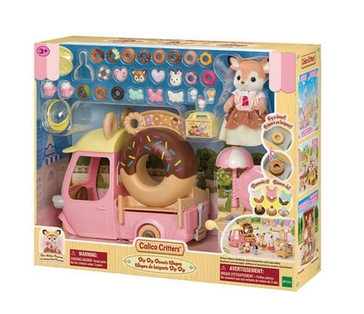Calico Critters Dip Dip Donuts Wagon – Growing Tree Toys