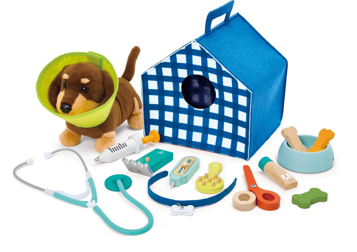 Hape Puppy Care Clinic Vet Set – Growing Tree Toys