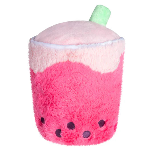 Squishable® Comfort Food® Mini Strawberry Bubble Tea 7" – Growing Tree Toys