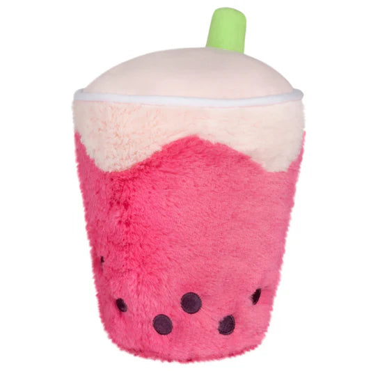 Squishable® Snackers Bubble Tea Strawberry 7" – Growing Tree Toys