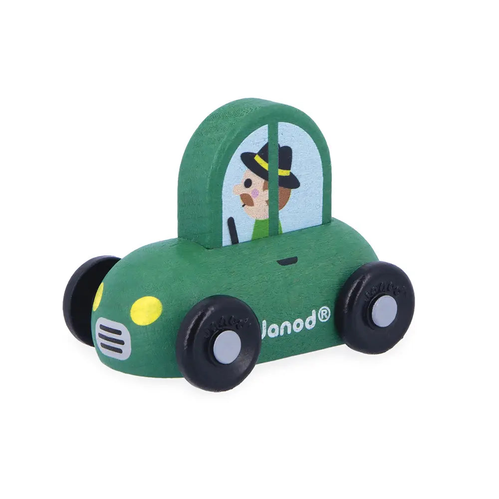 Janod Crossroads Countryside Sports Car – Growing Tree Toys