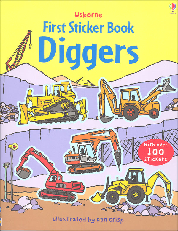 Usborne First Sticker Book: Diggers – Growing Tree Toys