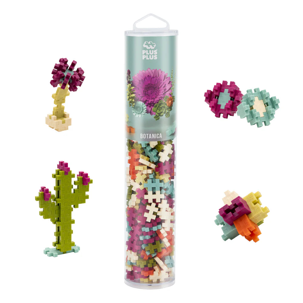 Plus-Plus® Open Play Tube - 240pc Botanica Mix – Growing Tree Toys