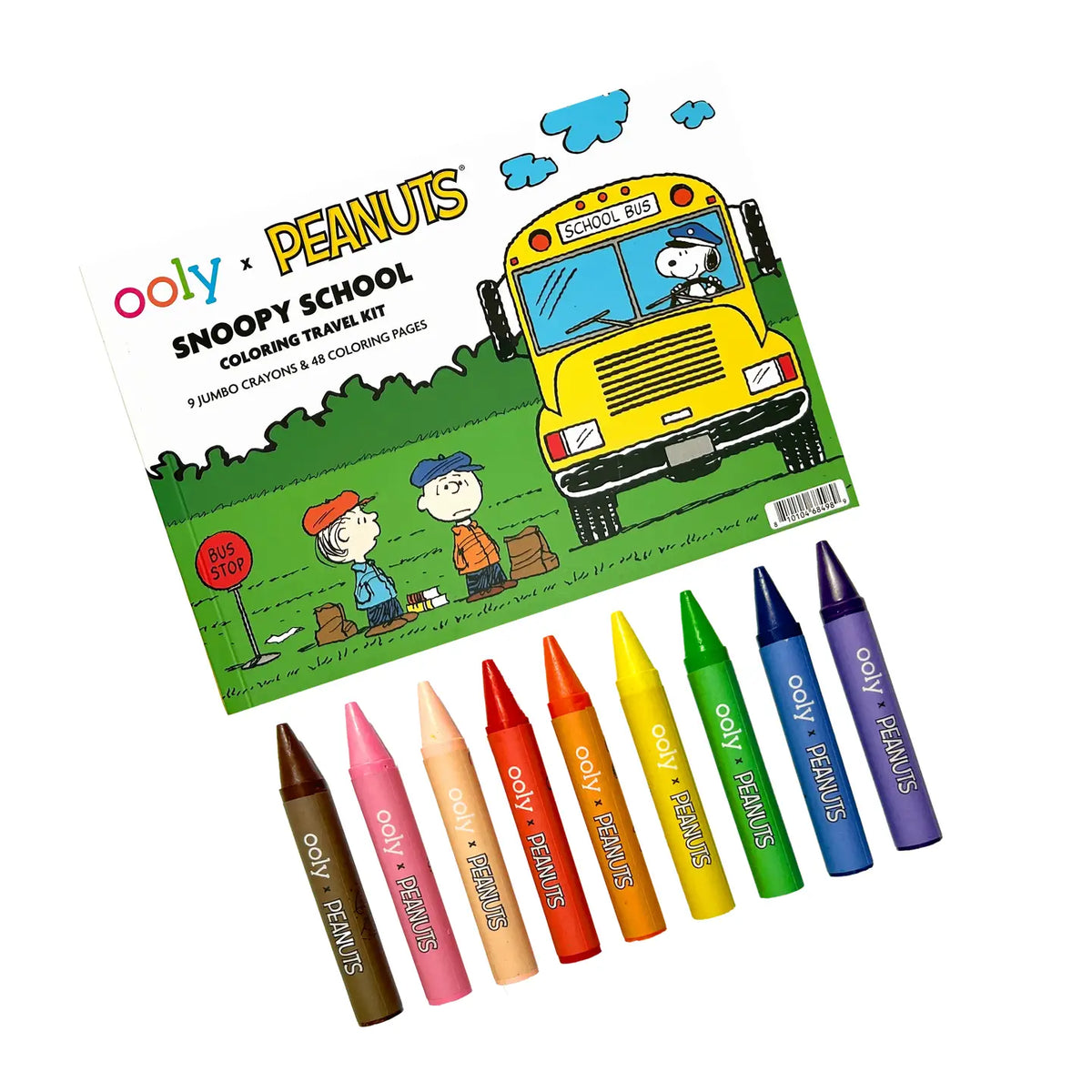 Ooly® x Peanuts®: Snoopy School Coloring Travel Kit – Growing Tree Toys