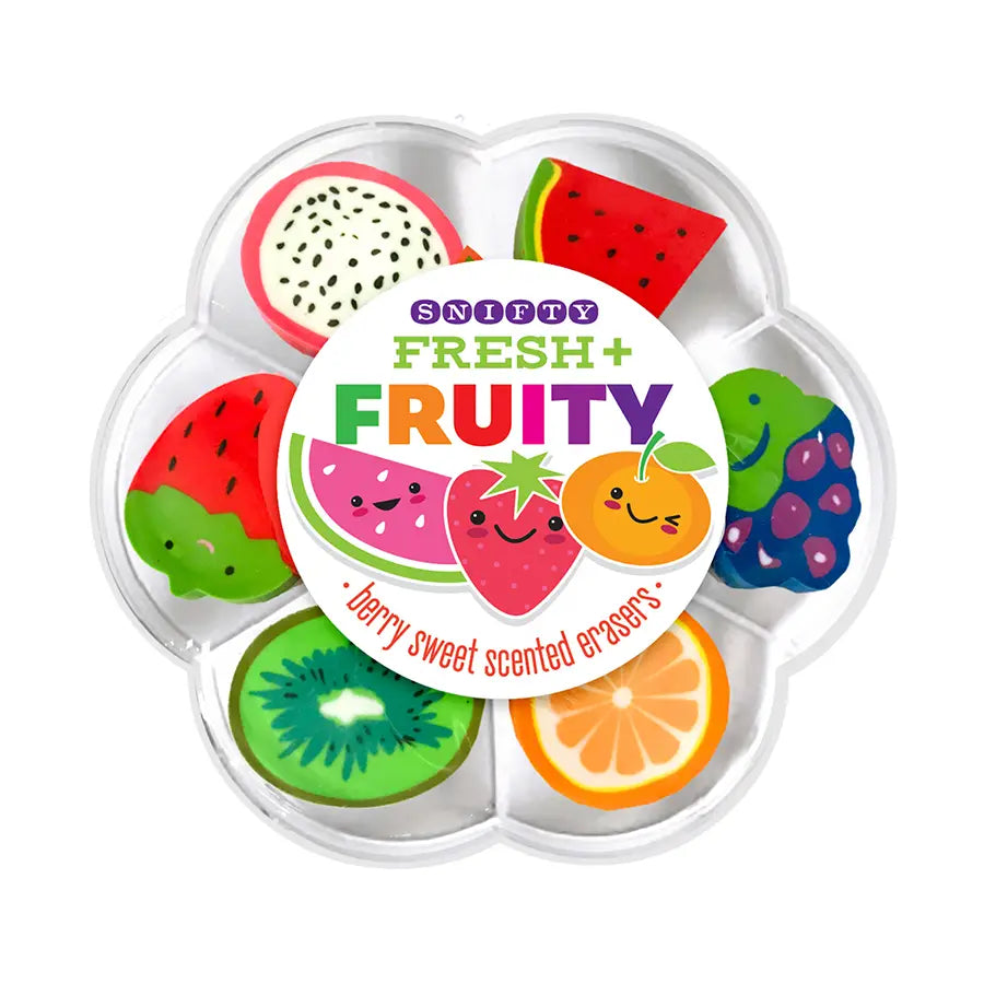 Snifty Fresh & Fruity Scented Erasers – Growing Tree Toys