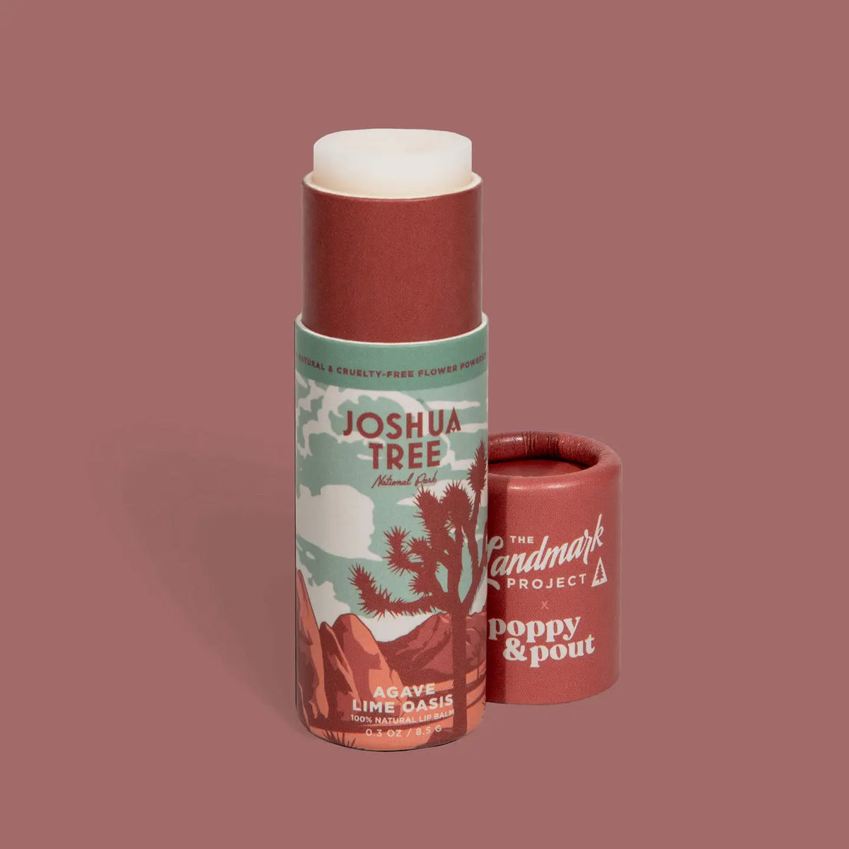 Poppy & Pout Lip Balm: The Landmark Project - Joshua Tree Agave Lime O ...