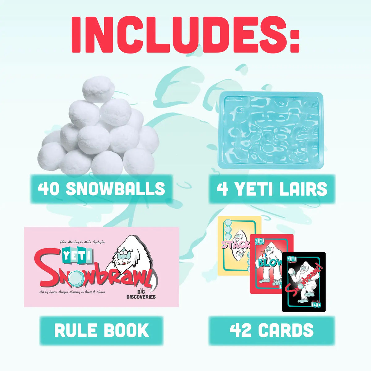 Yeti Snowbrawl™ - Snowball Stacking Brawl Game – Growing Tree Toys
