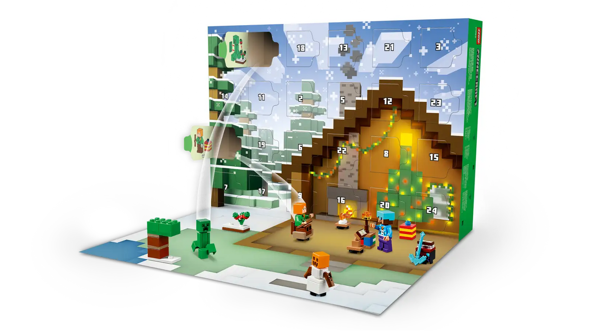 LEGO® Minecraft™ Advent Calendar 2025 (21280) – Growing Tree Toys