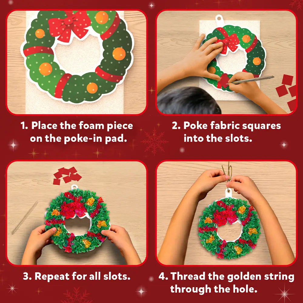 Skillmatics® Poke In Art: Christmas – Growing Tree Toys