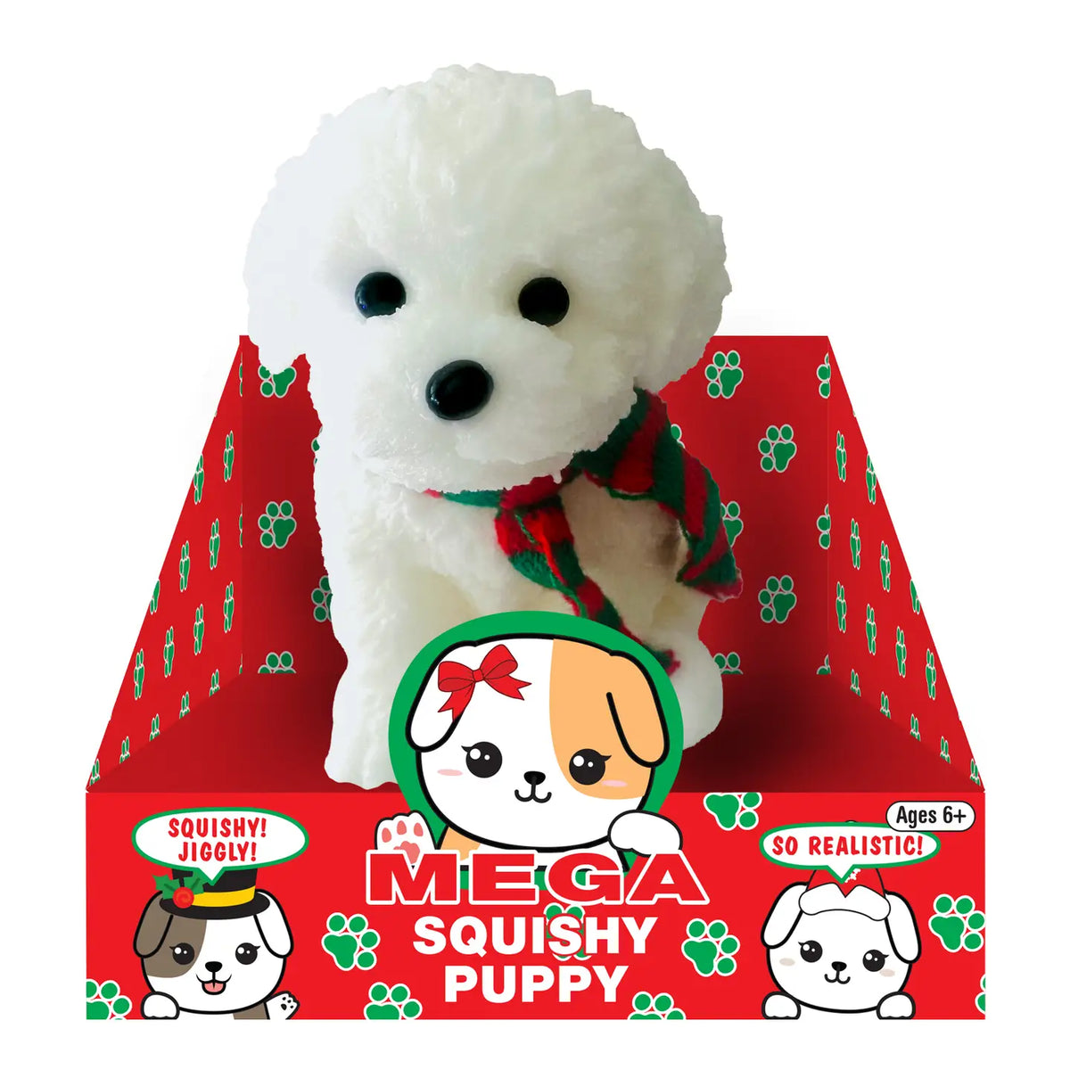 Holiday Mega Squishy Puppy – Growing Tree Toys