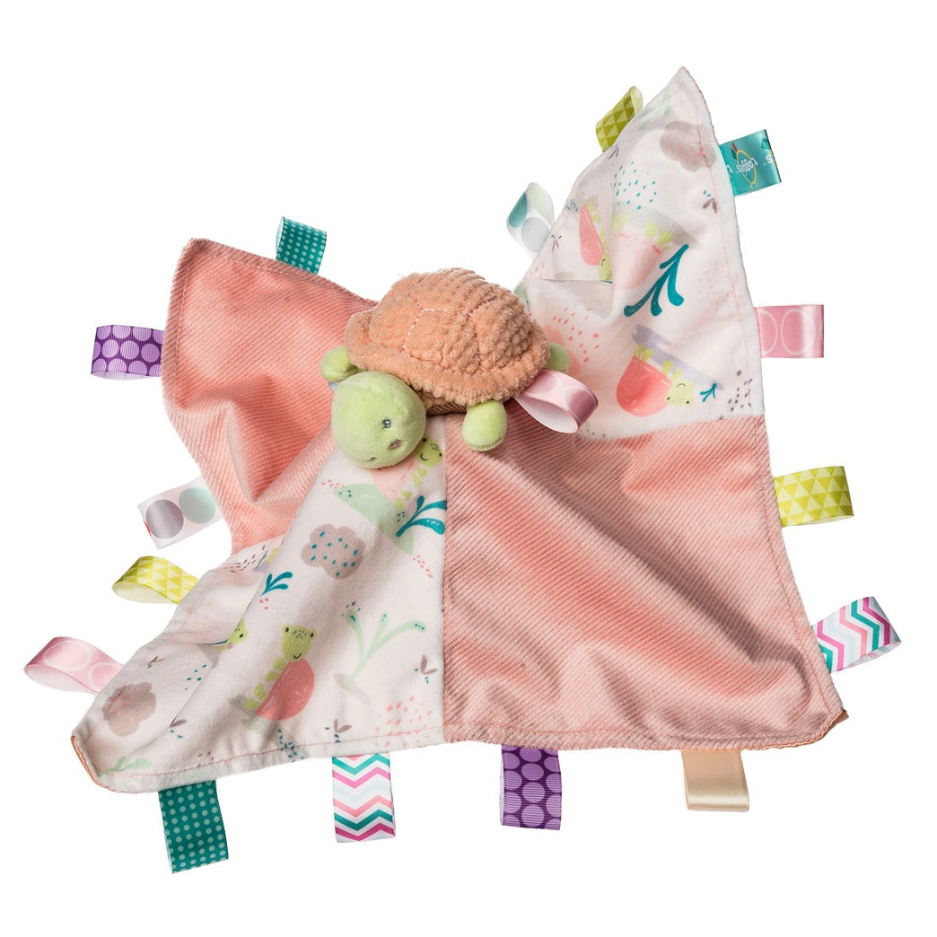 Mary Meyer Taggies® Character Blanket: Tippy Turtle 13" – Growing Tree Toys