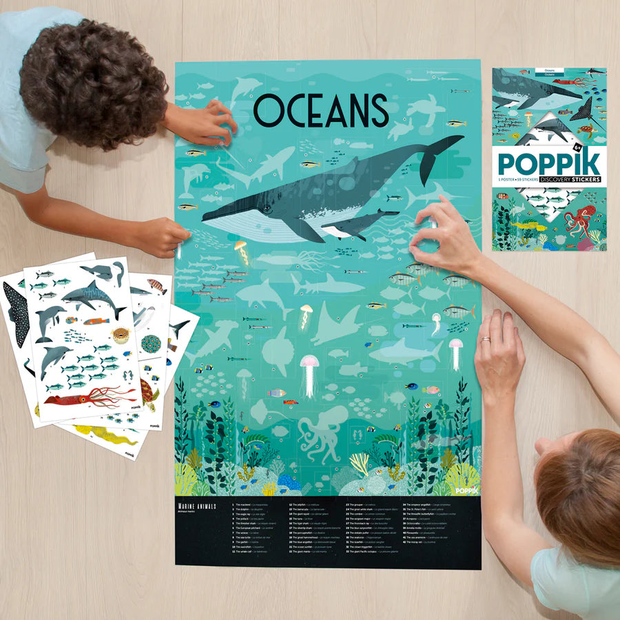 Poppik Discovery Posters - Ocean – Growing Tree Toys