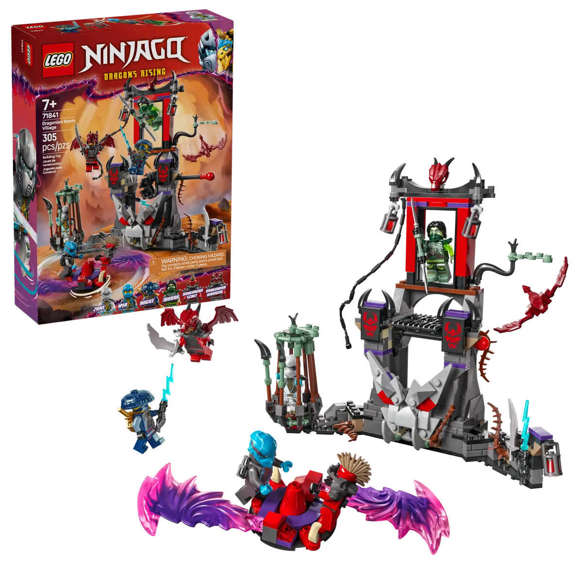 LEGO® NINJAGO® Dragonian Storm Village 71841 – Growing Tree Toys