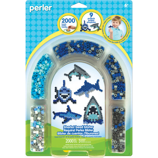 Perler Fused Bead Kit: Sharks – Growing Tree Toys
