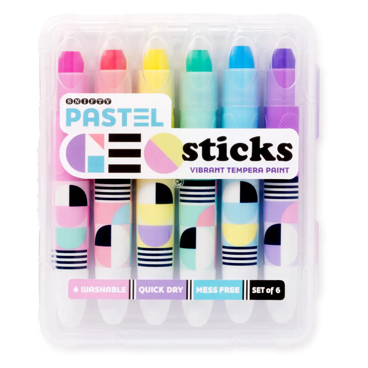 Snifty Geo Sticks Vibrant Tempera Paint Sticks - Pastel – Growing Tree Toys