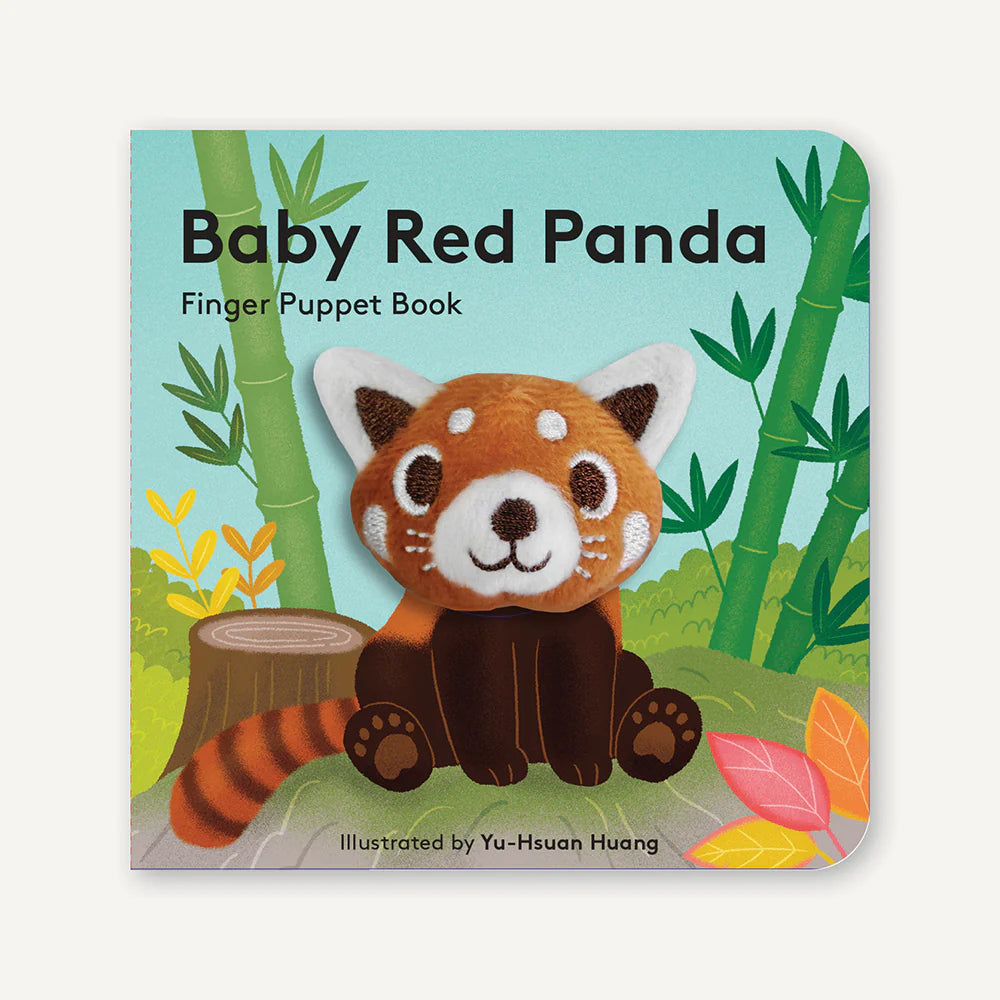 Baby Red Panda Finger Puppet Board Book – Growing Tree Toys