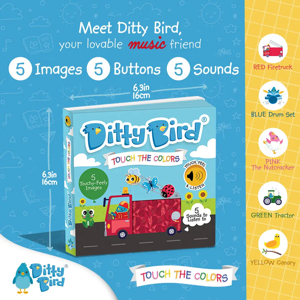 Ditty Bird® Touch the Colors – Growing Tree Toys
