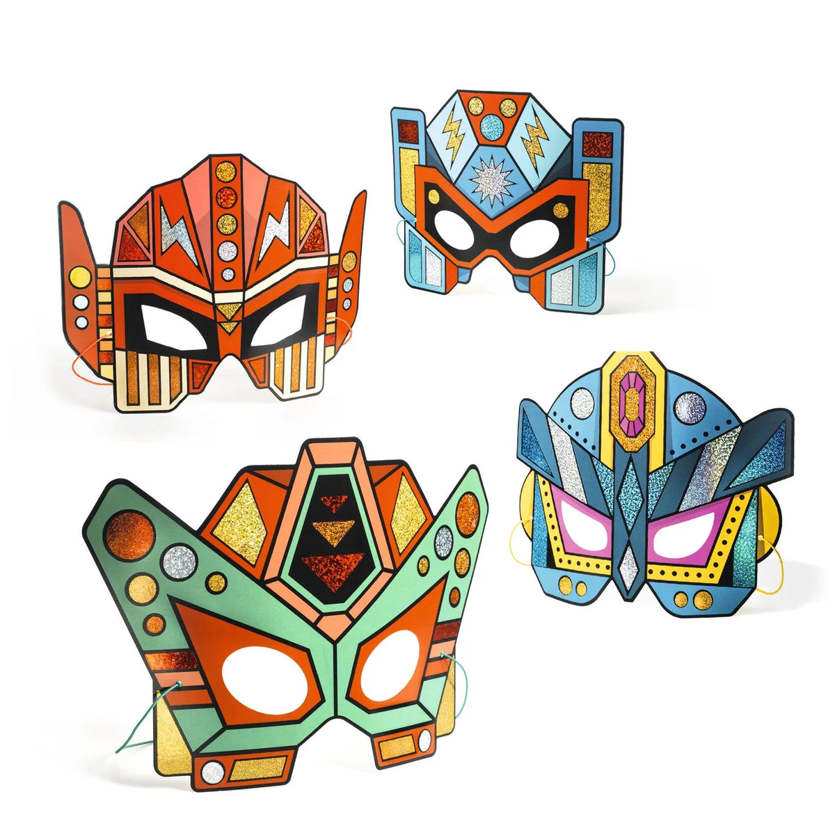 Djeco DIY Super Robots Masks – Growing Tree Toys