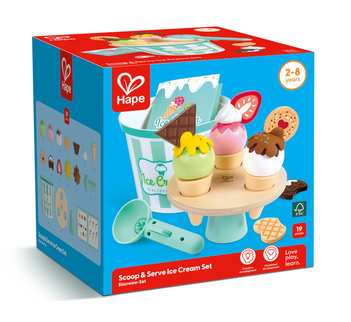 Hape Scoop & Serve Ice Cream Set – Growing Tree Toys