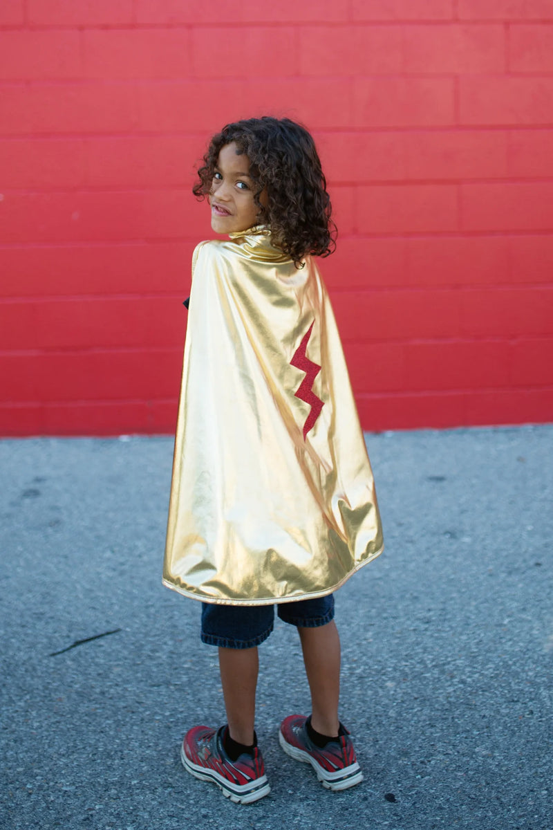 Great Pretenders Gold and Red Reversible Wonder Cape Size 5/6 – Growing ...