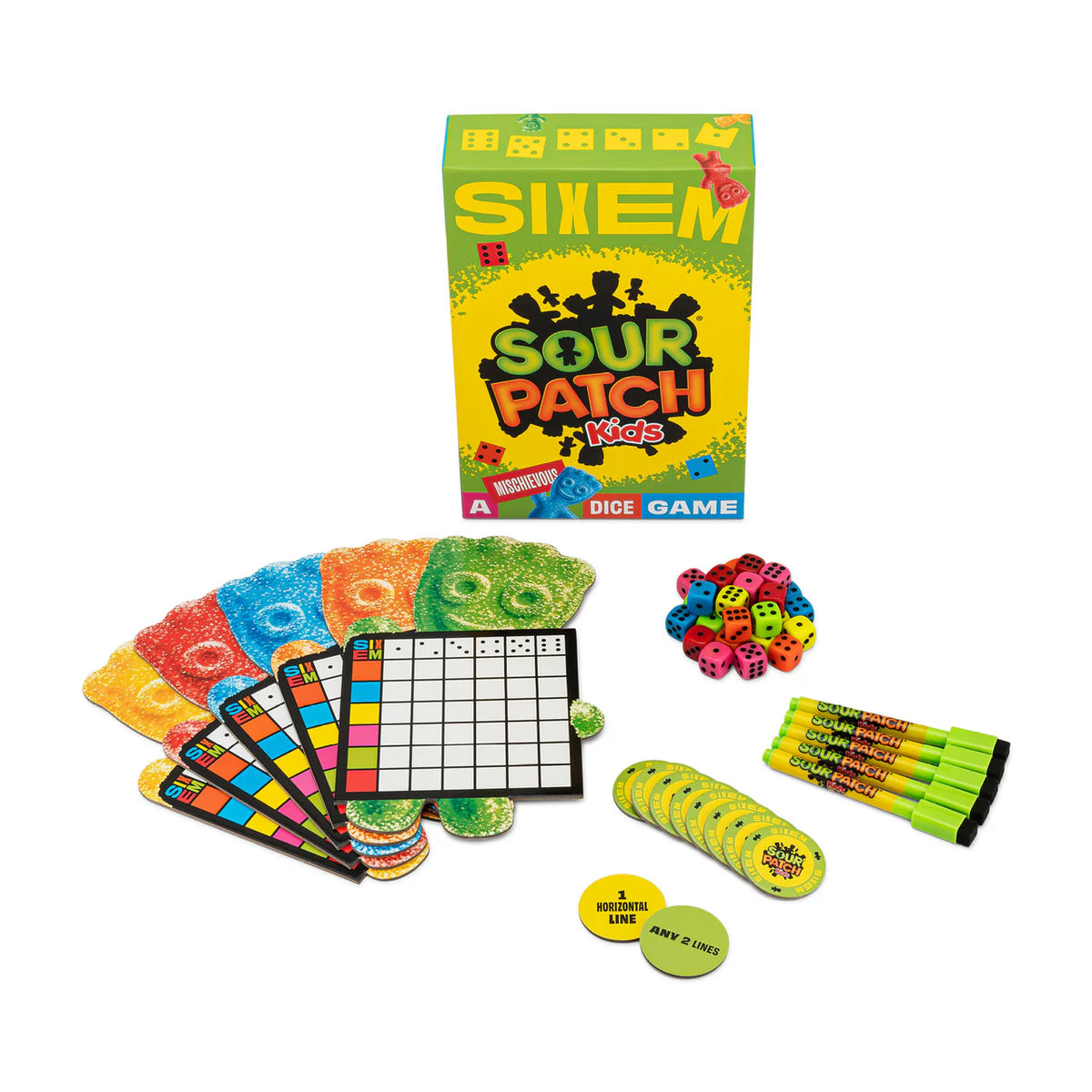 Hootenanny Games: SIXEM Sour Patch Kids – Growing Tree Toys