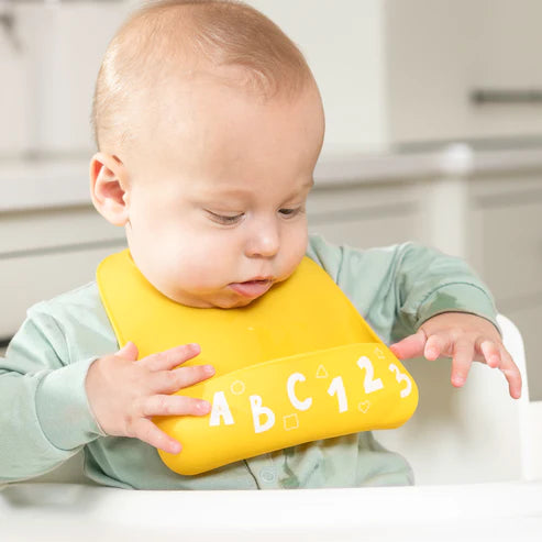 Bella Tunno Little Bites Starter Bib: Alphabet Fun – Growing Tree Toys
