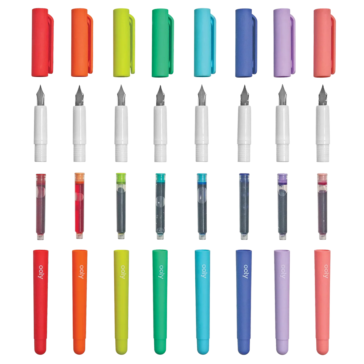 Ooly Color Write Fountain Pens - Set of 8 – Growing Tree Toys