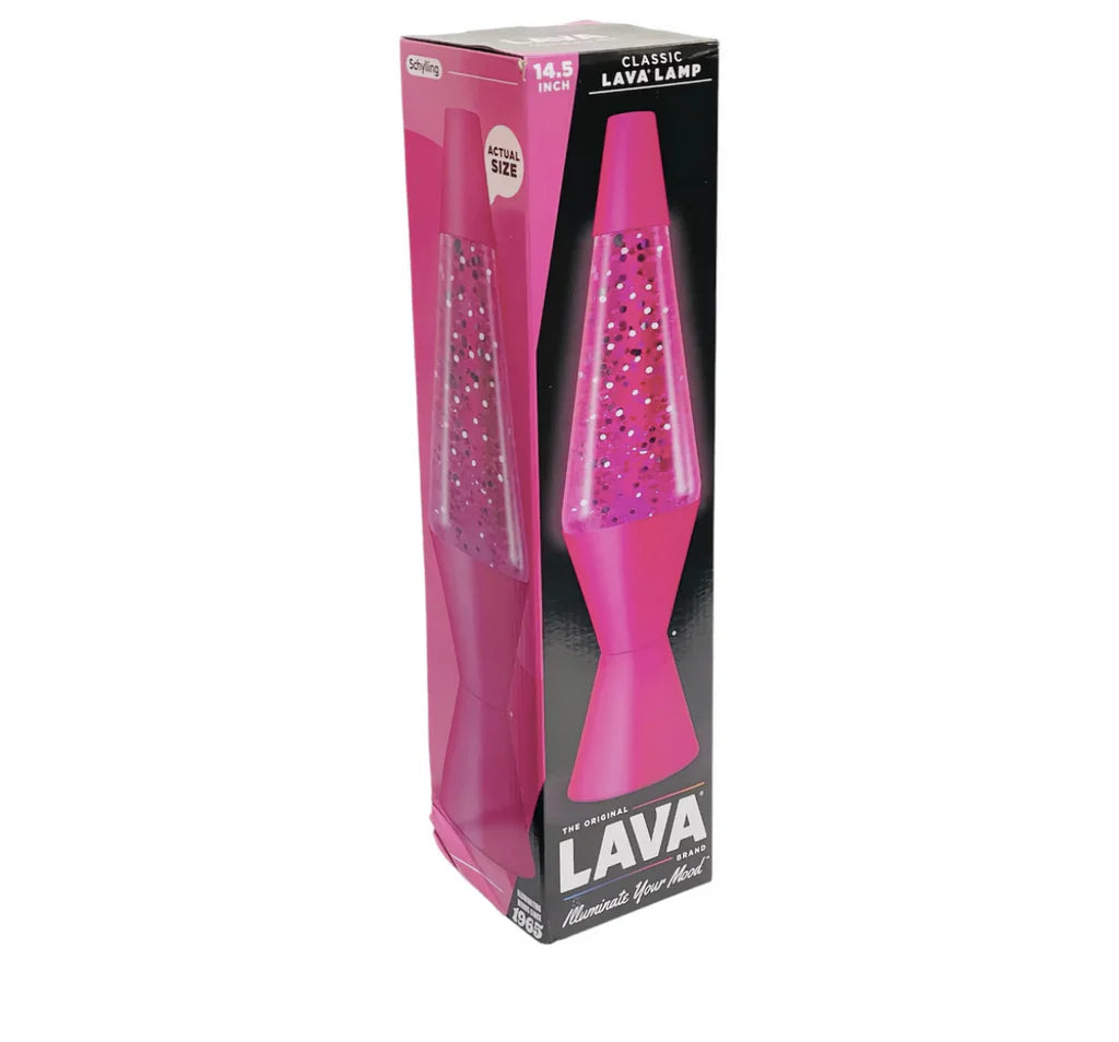 Lava® Lamp Pink Sparkle 14.5" – Growing Tree Toys