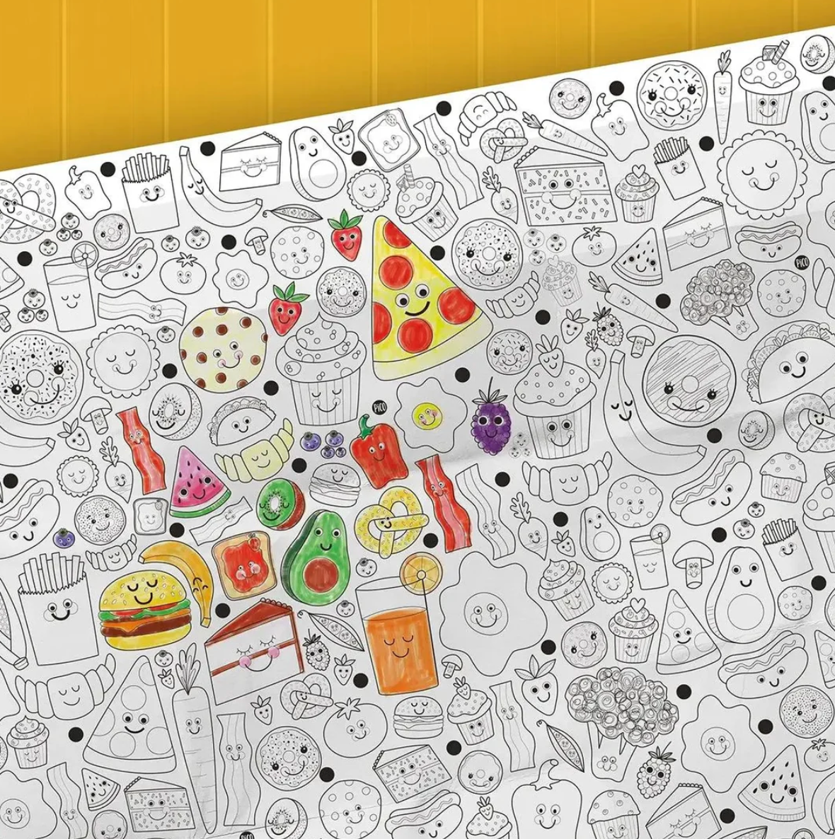 Pico Giant Coloring Page: Bon Appetit – Growing Tree Toys