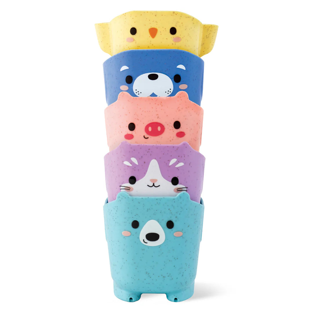 Tiger Tribe - Pour & Play: Animal Cups – Growing Tree Toys