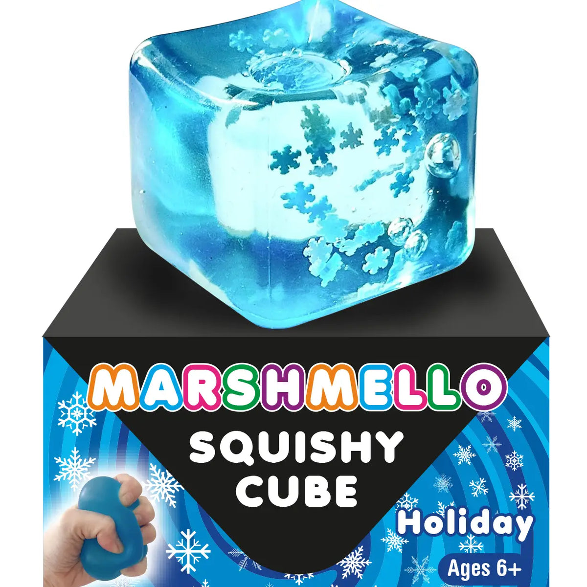 Marshmello Squishy Holiday Cube – Growing Tree Toys
