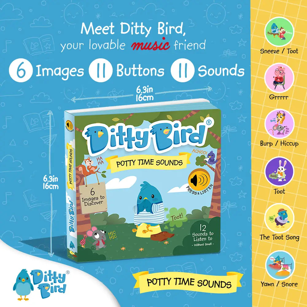 Ditty Bird® Potty Time Sounds – Growing Tree Toys