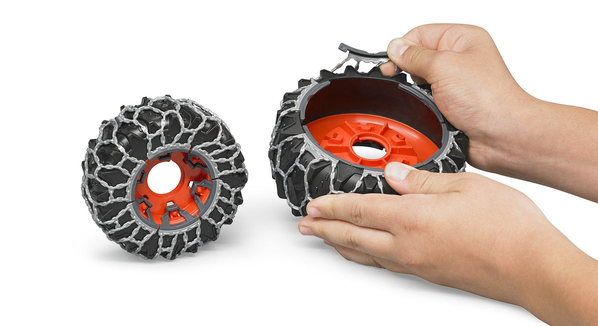 Bruder® Claas Axion 950 with Snow Chains and Plough Blade – Growing ...