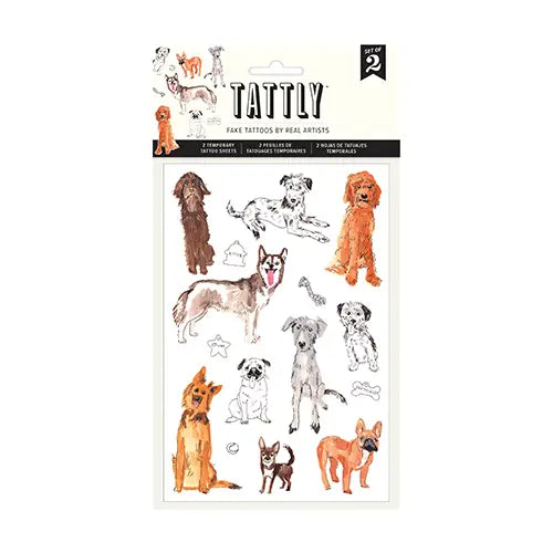 Tattly Sheet Dog Park Tattoos – Growing Tree Toys