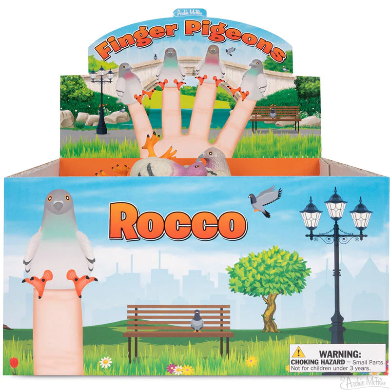 Archie McPhee® Finger Puppet: Pigeon (includes 1) – Growing Tree Toys