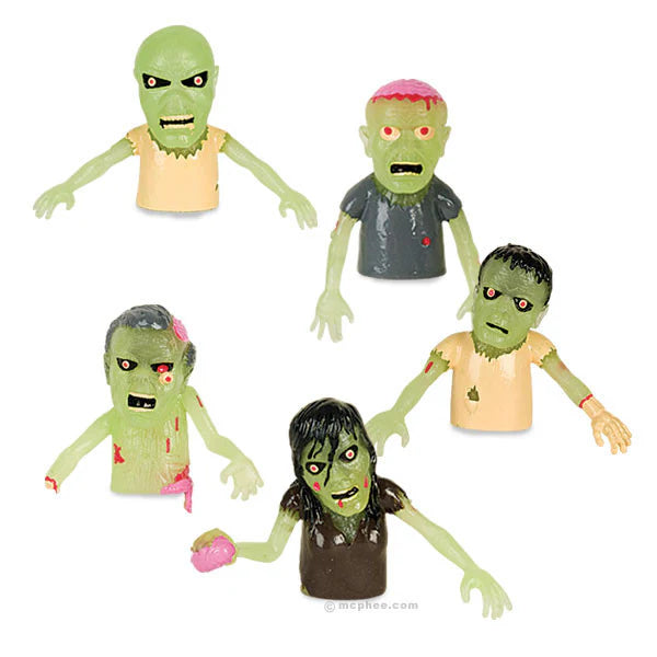 Archie McPhee® Finger Puppet: Glow Zombie (includes 1) – Growing Tree Toys