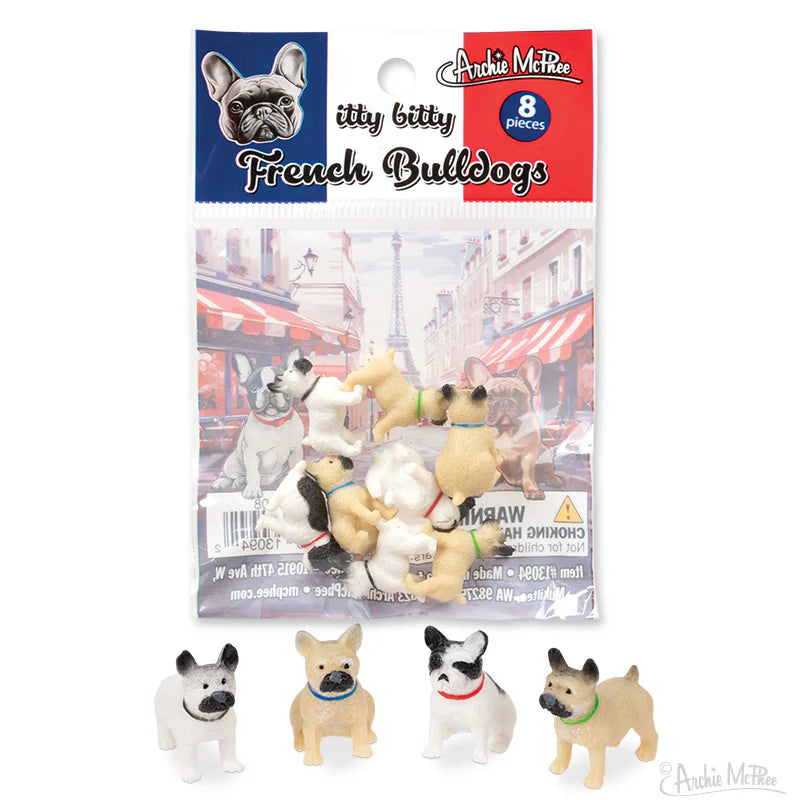 Archie McPhee® Itty Bitty French Bulldogs – Growing Tree Toys