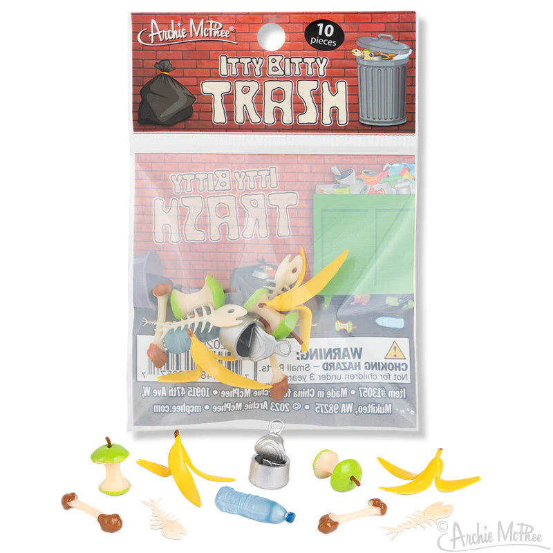 Archie McPhee® Itty Bitty Bag of Trash – Growing Tree Toys