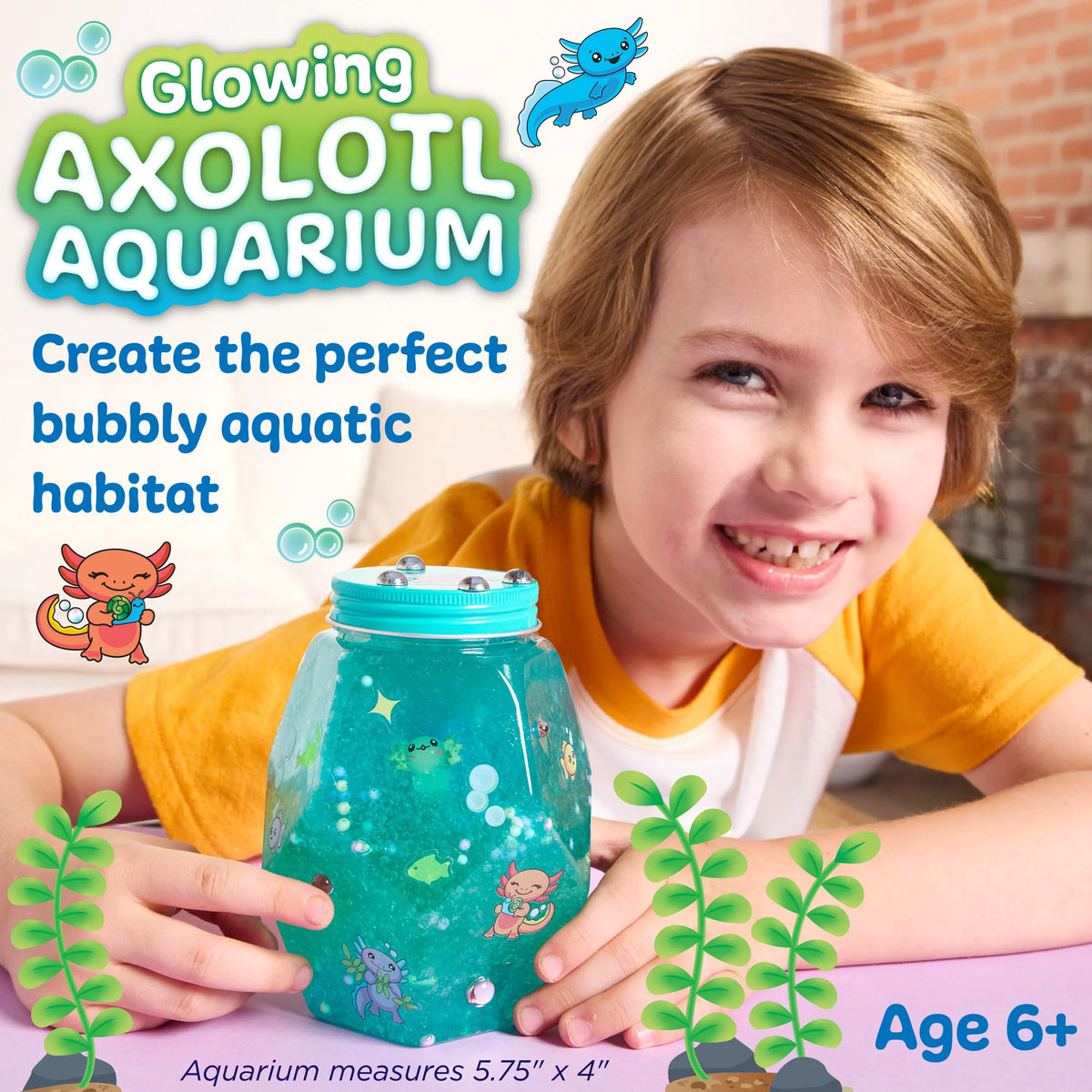 Creativity for Kids Glowing Axolotl Aquarium – Growing Tree Toys