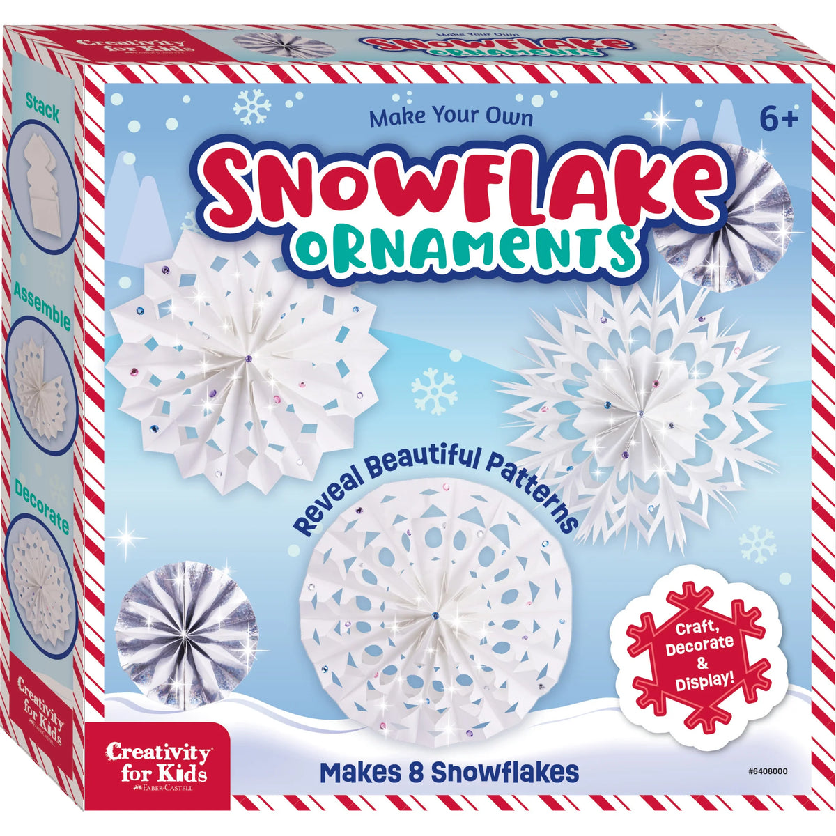 Creativity for Kids Make Your Own Snowflake Ornaments – Growing Tree Toys