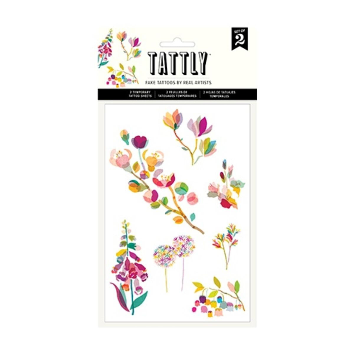 Tattly Sheet Layered Flora Tattoos – Growing Tree Toys