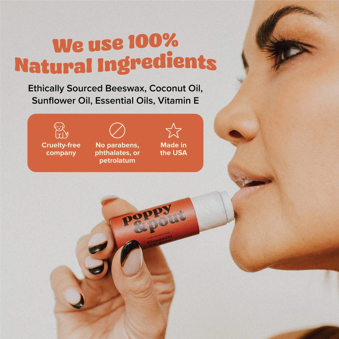 Poppy & Pout Lip Balm: Marshmallow Creme – Growing Tree Toys