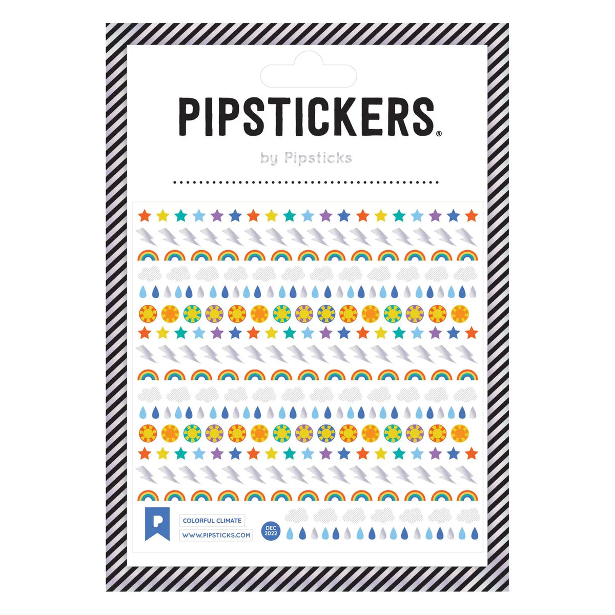 Pipsticks® 4x4" Sticker Sheet: Colorful Climate – Growing Tree Toys