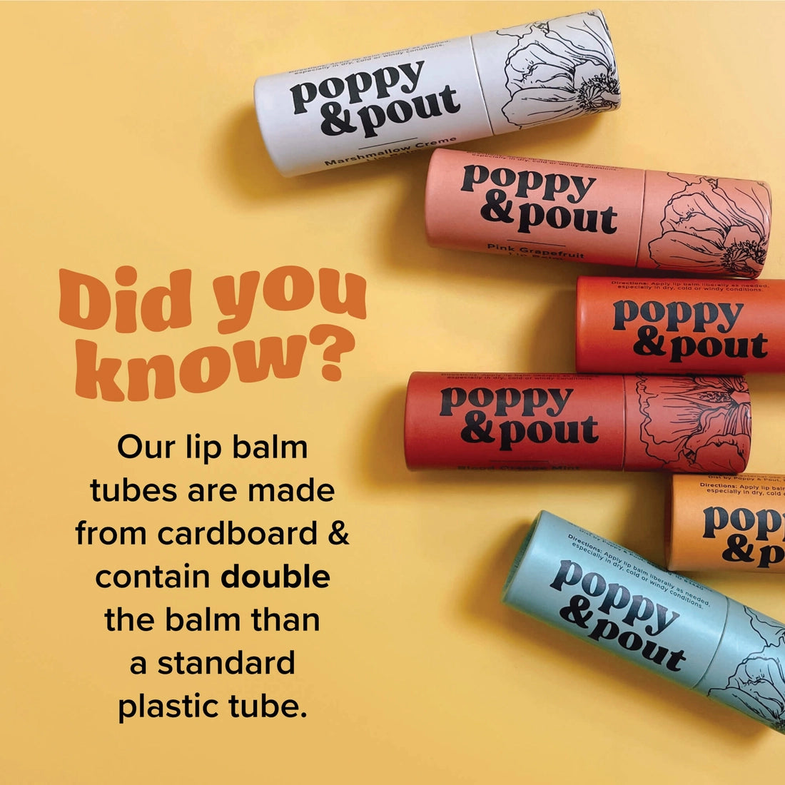 Poppy & Pout Lip Balm: Marshmallow Creme – Growing Tree Toys