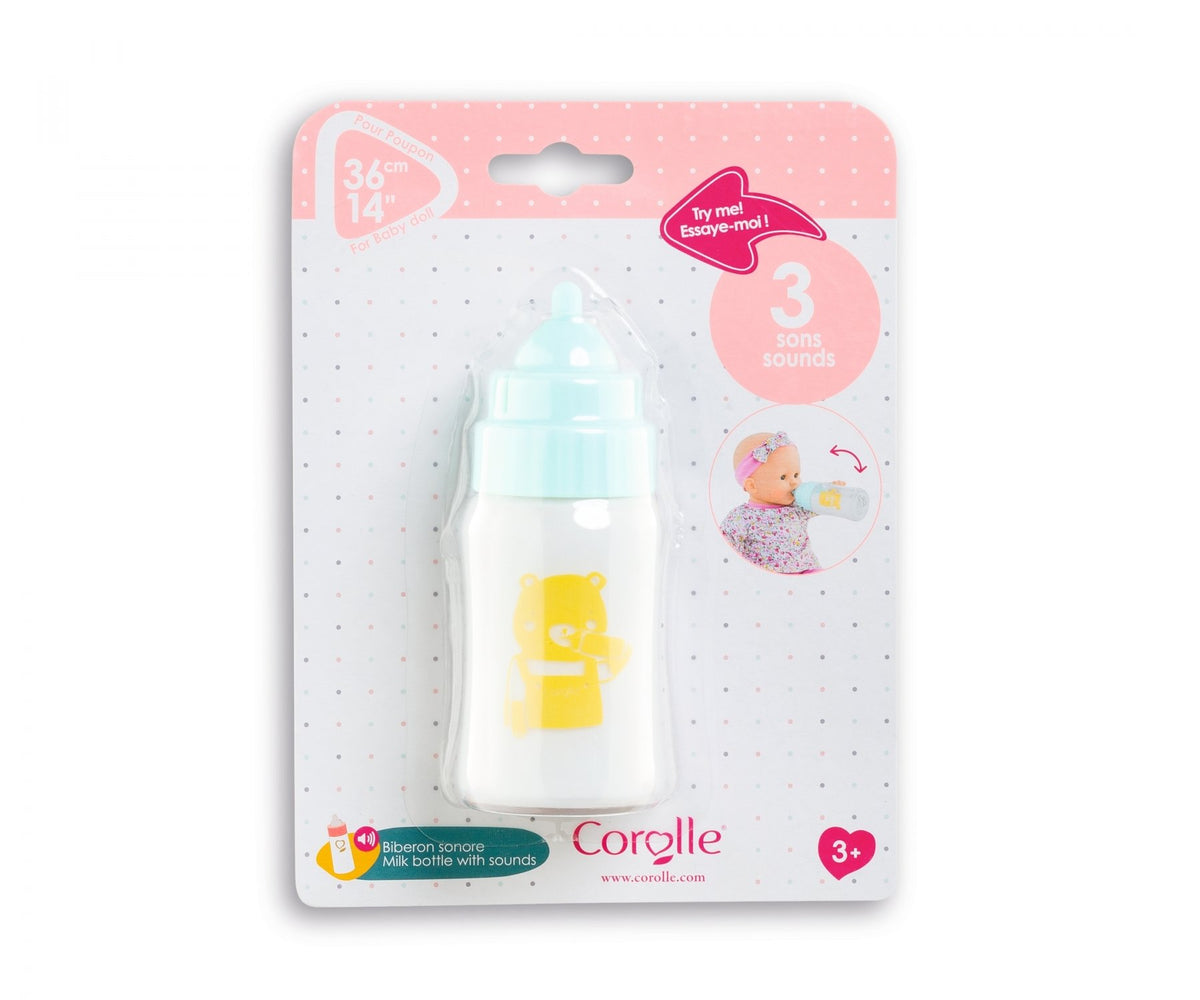 Corolle Dolls Milk Bottle with Sounds – Growing Tree Toys