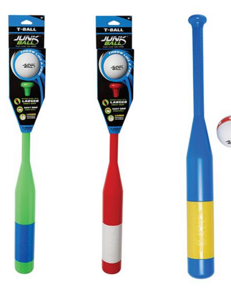 Junk Ball® Bat & Ball T-Ball – Growing Tree Toys