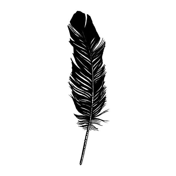 feather tattoo background